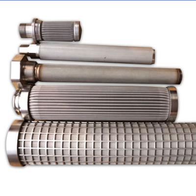 China 304/316L Stainless Steel Pleated Filter Cartridge Corrosion Resistant 20 Inch for sale
