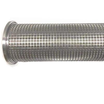China Wine Filtration Equipment Multi-layer Stainless Steel Wire Cloth Pleated Filter Candle Element for sale