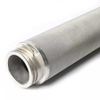 China 5 Micron Stainless Steel Sintered Mesh Filter Cartridge 60mm OD for Oil and Gas Filtration for sale