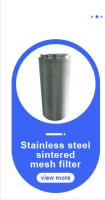 China Reusable Stainless Steel Sintered Mesh Filter Cartridge 1um 10 inch for Steam Filtration for sale