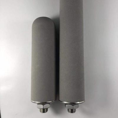 China 1 Micron Stainless Steel Powder Sintered Filter Cartridge Low Pressure Drop for Polyester Filtration for sale