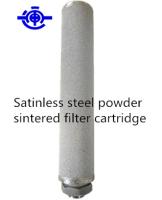 China Stainless Steel Powder Sintered Filter Cartridge 0.1 Micron 10 Inch High Porosity for sale