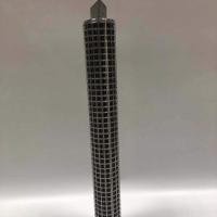 China 304 316 316L Stainless Steel Mesh Pleated Filter Cartridge 20 inch 80mm OD for Oil Water Filtration for sale