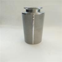 China Stainless steel sintered mesh liquid gas filter cartridge for sale