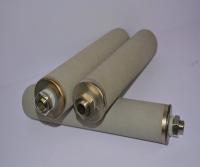 China 1 Micron Porous Sintered Titanium Filter Cartridge Rod Element Water Candle 20 Inch for sale