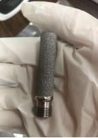 China Yitong OEM Sintered Titanium Powder Filter Cartridge DOE 222 226 Adapter 2.5 Inch for sale