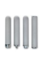 China Titanium Powder Sintered Filter Cartridge 60mm OD 1um-100um for Chemical Petrochemical Air Dust Removal for sale