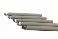 China Titanium Sintered Filter Cartridge 1 Micron 20 Inch for Beer Wine Gas Steam High Temperature Pressure for sale