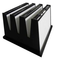 China 592*592*400mm ventilation exhaust 99.9% efficiency compact air filter for sale