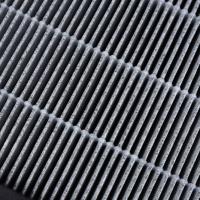 China Activated Carbon Mini Pleat Chemical Air Filter 24x24x12 Recyclable Synthetic Fibre for sale