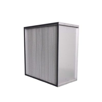 China HEPA Filter H13 H14 24x24 Inch Aluminum Frame Glass Fiber Media for HVAC Hospital Clean Room AHU for sale