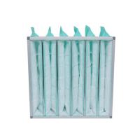 China Fiberglass Oil Mist Pocket Air Filter Aerosol Bag Filter 610x610mm F5-F8 for sale