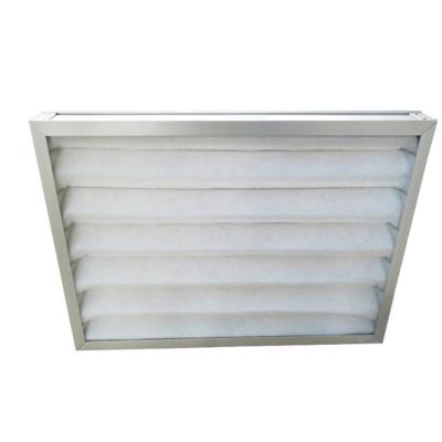 China Primary Efficiency G4 Washable Air Filter Box Aluminum Frame 3400 m3/h for sale