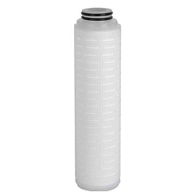 China Pleated Gas Filter Cartridge 68mm OD PP Filter Element 10 to 40 Inch Length for sale
