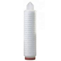 China Pleated Gas Filter Cartridge 68mm OD PP Filter Element 10 to 40 Inch Length for sale