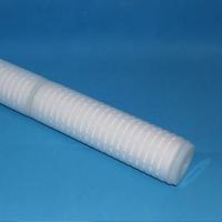 China Pleated Gas Filter Cartridge 68mm OD PP Filter Element 10 to 40 Inch Length for sale