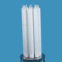 China PP Pleated Cartridge Filter 68mm OD 89mm ID 5 to 40 Inch Length 1 to 100 Micron for sale