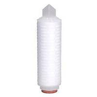 China Pleated PP Water Filter Cartridge 68mm OD 10 inch 1 Micron for Industrial Filtration for sale