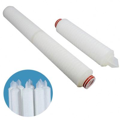 China Water purification Polypropylene Pleated Filter Cartridge PP Membrane Filter Replacement for Water Filter for sale