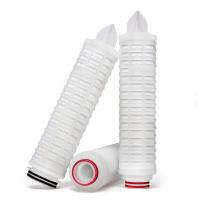 China Washable Reusable Polyester PP Pleated Pool Filter Cartridge 20 Inch 100 Micron for sale