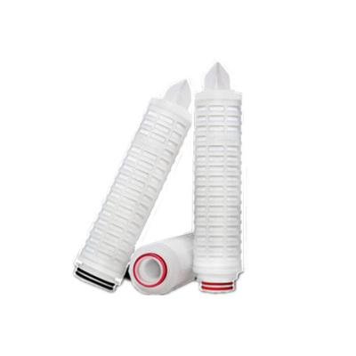 China Double Layer PES Pleated Filter Cartridge For Wine Beverage Juice Drinking Water for sale
