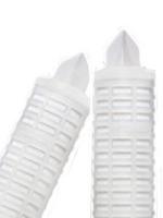 China Double Layer PES Pleated Membrane Filter Cartridge 100% integrity test for sale