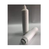 China Double Layer PES Pleated Membrane Filter Cartridge 100% integrity test for sale