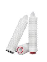 China Double Layer PES Pleated Membrane Filter Cartridge 100% integrity test for sale