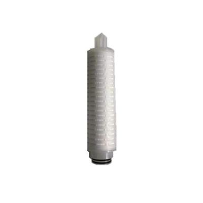 China High Purity PES Pleated Filter Cartridge 0.2 Micron 20 Inch DOE Wine Alcohol Filter for sale