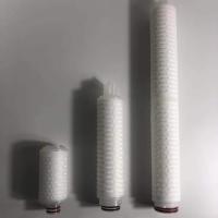 China High Purity PES Pleated Filter Cartridge 0.2 Micron 20 Inch DOE Wine Alcohol Filter for sale