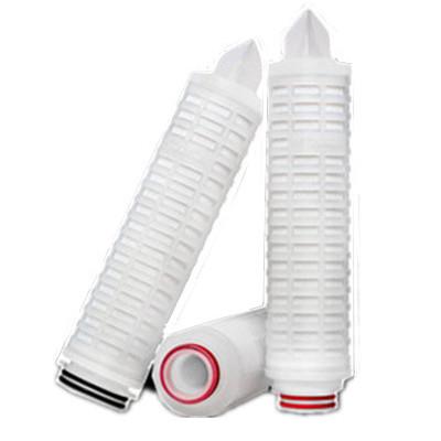 China Food Grade PES 0.2 Micron 226 Pleated Beer Filter Cartridge for Sterile Filtration for sale