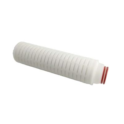 China PES Pleated Filter Cartridge 0.2um for Wine Beverage Juice Water Filtration High Flow for sale