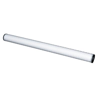 China 30 Inch Pleated PES Membrane Filter Cartridge 0.22 Micron 89mm ID for sale