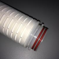 China hydrophilic PTFE membrane Pleated filter cartridge for liquid for sale