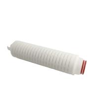 China Micro Porous Fiberglass Pleated Water Filter Cartridge 10 Inch 1 Micron for sale