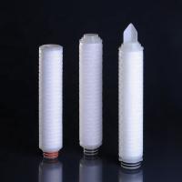 China Glass Fiber Pleated Filter Cartridge 5 Micron 40 Inch DOE 222 226 for Chemical Water Treatment for sale