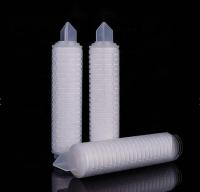China Glass Fiber Pleated Filter Cartridge 5 Micron 40 Inch DOE 222 226 for Chemical Water Treatment for sale