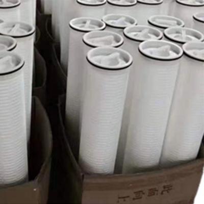 China PP Pleated High Flow Filter Cartridge 6 Inch OD 6 Square Meter Filtration Area 20-80 Inches for sale