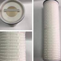 China 6 Square Meter Filtration Area High Flow Pleated Water Filter Cartridge 40 Inch 5 Micron for sale
