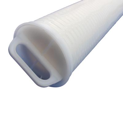 China 70 inch High Flow PP Pleated Water Filter Cartridge 40 inch 1 Micron Cross Pleated Replacement for Industrial Filtration for sale