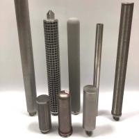 China Food Grade Stainless Steel Sintered Filter Cartridge 304 316L 99% Efficiency for Alcohol Distillation for sale