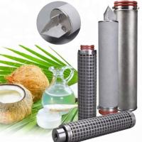 China YiTong Stainless Steel Sintered Filter Cartridge 304 316L 99% Efficiency Hydraulic Filter for sale