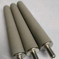 China Titanium Powder Sintered Filter Cartridge 60mm OD 1-100 Micron Food Grade for sale
