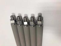 China Titanium Powder Sintered Metal Filter Cartridge 60mm OD 20 Inch Length 1um to 100um for sale