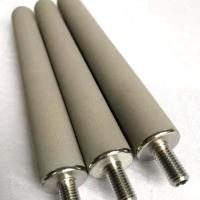 China Titanium Powder Sintered Filter Cartridge 60mm OD 1-100um Porous Metal Tube for sale