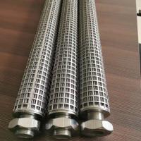 China Washable Stainless Steel Metal Wire Mesh Screen Filter 20 Inch 80mm OD for Petrochemical Industry for sale