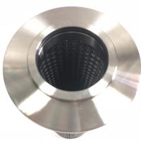 China Stainless Steel Pleated Filter Cartridge 304 316L 20 Inch 80mm OD for Corrosive Liquid Filtration for sale