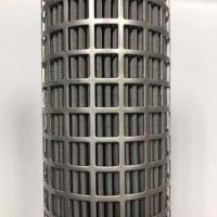 China Stainless Steel Pleated Filter Cartridge 304 316L 20 Inch 80mm OD for Corrosive Liquid Filtration for sale