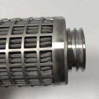 China 304 316L Stainless Steel Pleated Filter Cartridge 1-100 Micron 20 Inch for Oil Filtration for sale