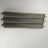 China Stainless Steel Sintered Metal Filter Candle 20 inch 80mm OD for Hot Gas Corrosive Metal Melt Filtration for sale